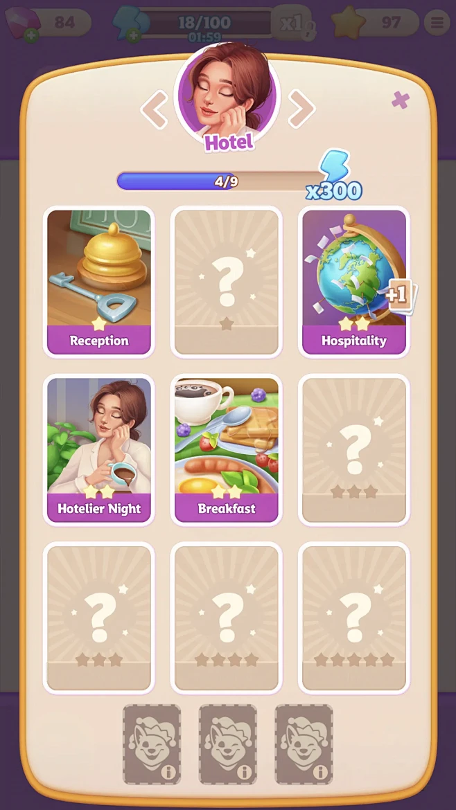 Merge Hotel Empire - Design Game-游戏截图-GAMEUI.NET-游戏UI/UX学习、交流、分享平台-花瓣网