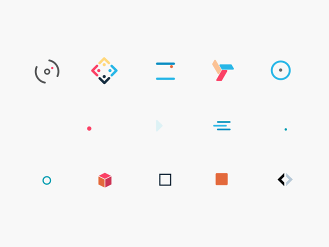 Geometric gif Icons ux ui design gif animation icon vector-花瓣网