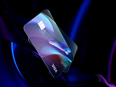 Digital credit card by Milkinside 3d animation backround banking ...