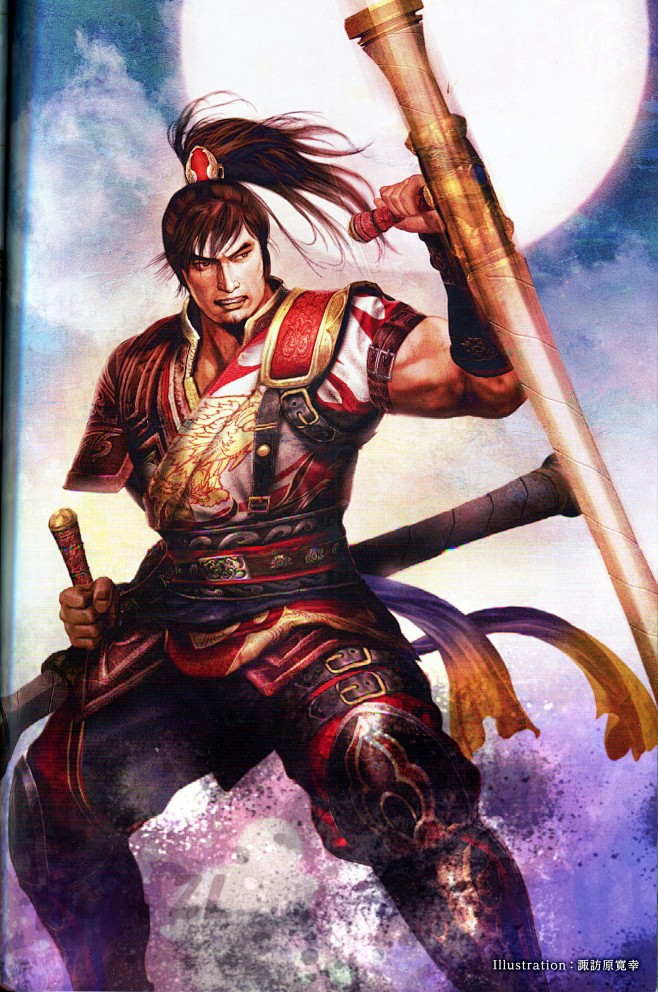 真三国无双15周年原画~孙策