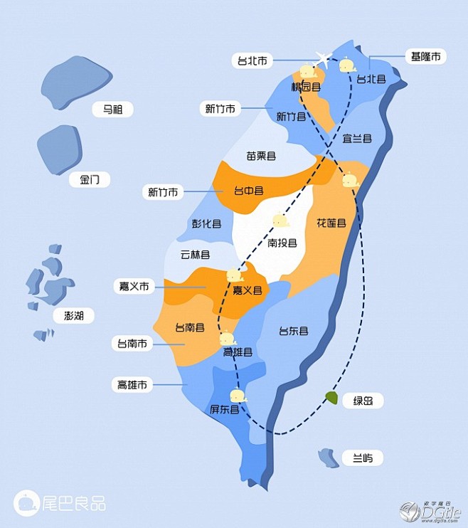 台湾地图