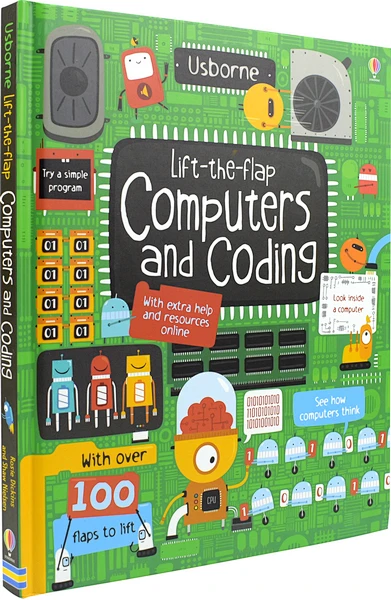 Usborne Lift-the-Flap Computers and Coding 电脑和编程 儿童英语百科翻翻书 互联网思维训练 STEM教育 英文原版图书-tmall.com天猫-花瓣网