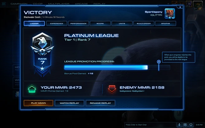 StarCraft II: Battle.net : Ongoing feature work for StarCraft II Battle.net glue screens ...