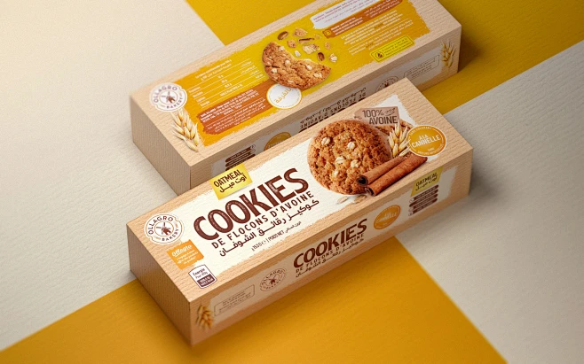 Cookies Oatmeal | Packaging Design :: Behance-花瓣网