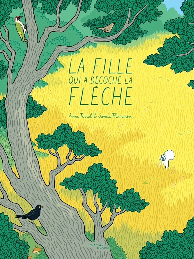 新到绘本：La fille qui a décoché la flèch-花瓣网