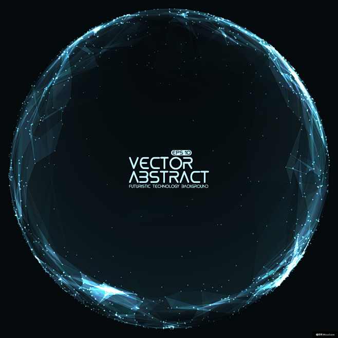 科技粒子光效球形素材_3794928973