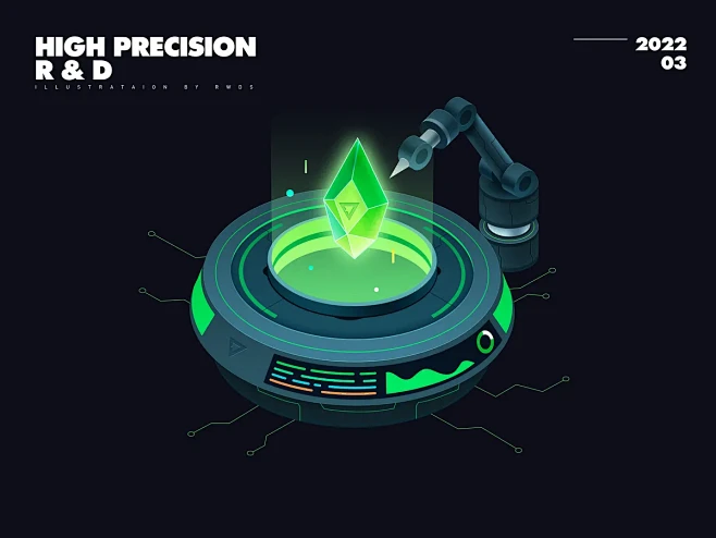 Gem bitcoin blockchain crypto eth illustration isometric nft token web3-花瓣网