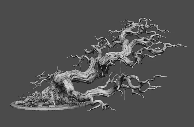 Tree practice-花瓣网