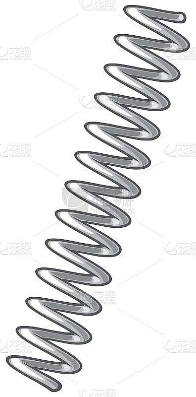 金属弹簧矢量图