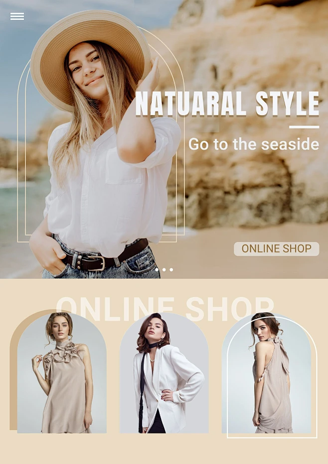 Women's Wear Fashion Clothing Product Collection Promo Advertising ...