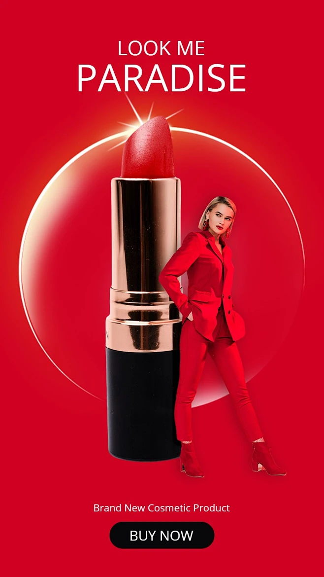 Beauty Cosmetics Makeup Advertising Promo Creative Campaign Ecommerce ...