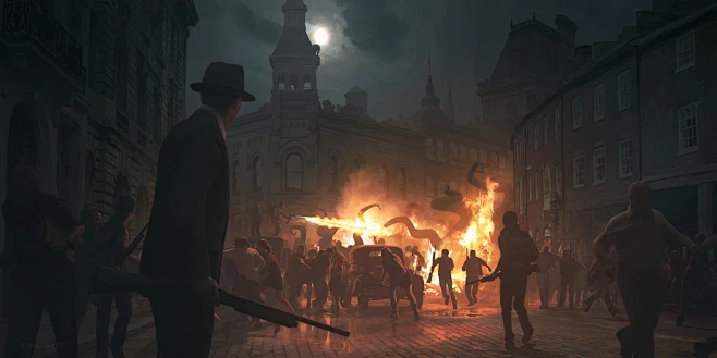 S**tstorm, Richard Wright : Illustration for 'CTHULHU - death may die ...