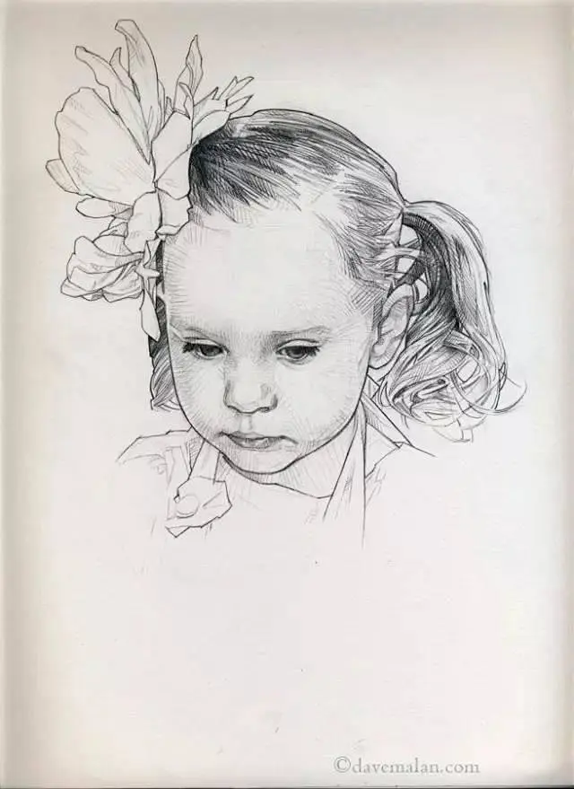 David Malan素描作品-花瓣网