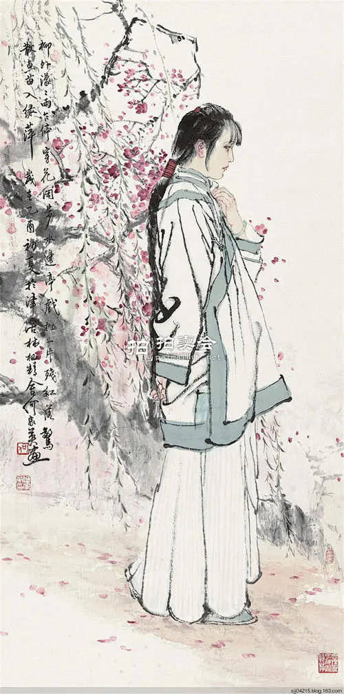 【国画】何家英人物绘画精品欣赏-花瓣网