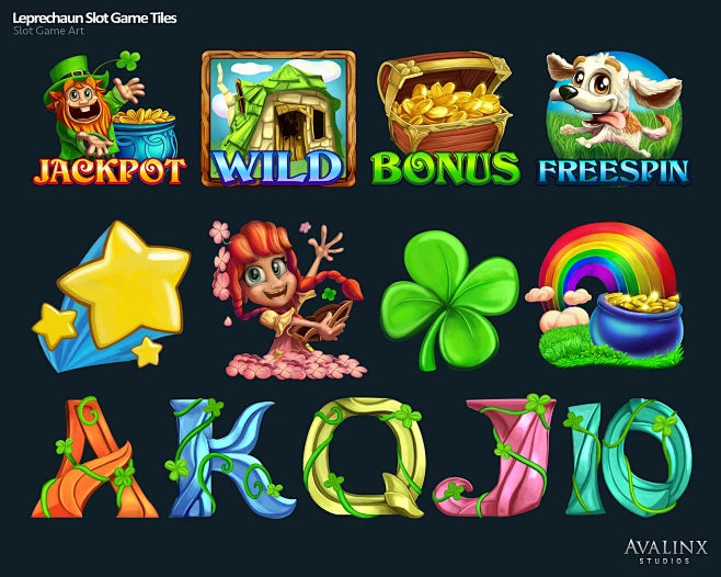 Art for Slot Game Tiles, Nathan Sanders : Each Group of art tiles is ...