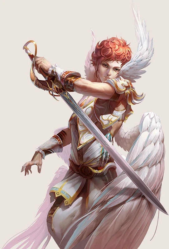 Archangel Michael by Yu Cheng Hong-花瓣网