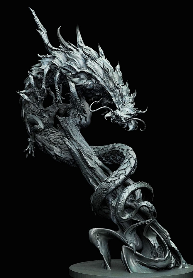 Centipede Dragon, Akinori Takaki : A dragon's natural enemy. Zbrush ...