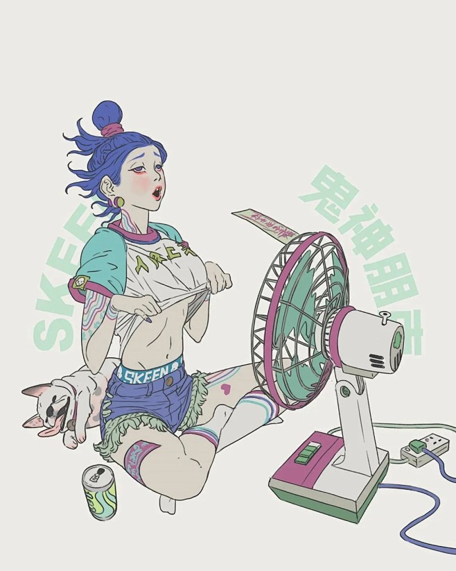 ZeenChin最新系列「鬼神朋克」， 将阴阳间的摆渡人“米婆”与朋克街头摇滚元素相结合又带来新的视觉体验！