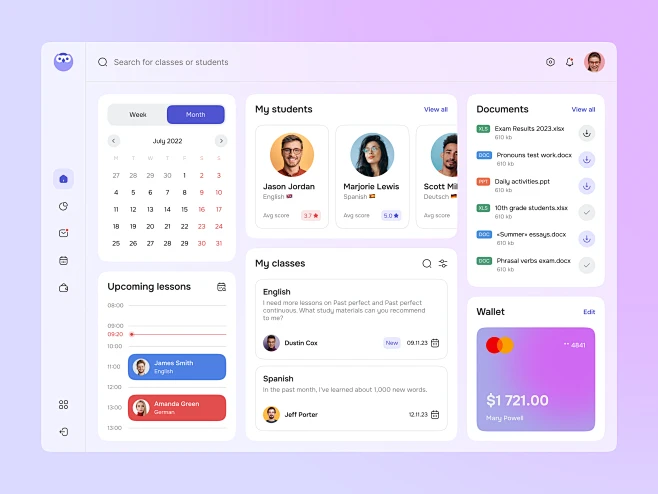 E-Learning Web App Design Concept by Ronas IT | UI/UX Team on Dribbble-花瓣网