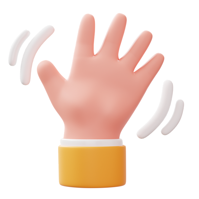 Waving hand