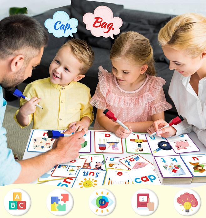 CVC Word Writing & Spelling Flash Cards