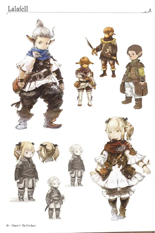 FF14官方设定集（扫描）_多玩图库-花瓣网