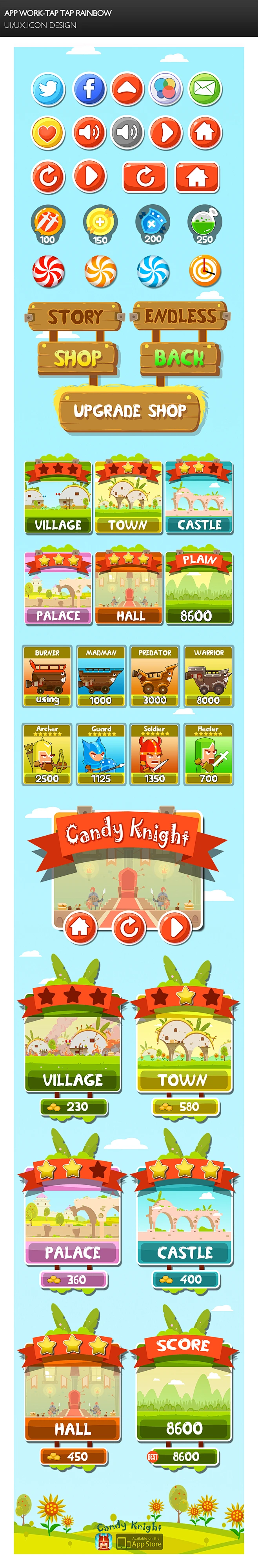 《Candy Knight 》IOS app store： https://itunes.apple.com/us/app/candy ...