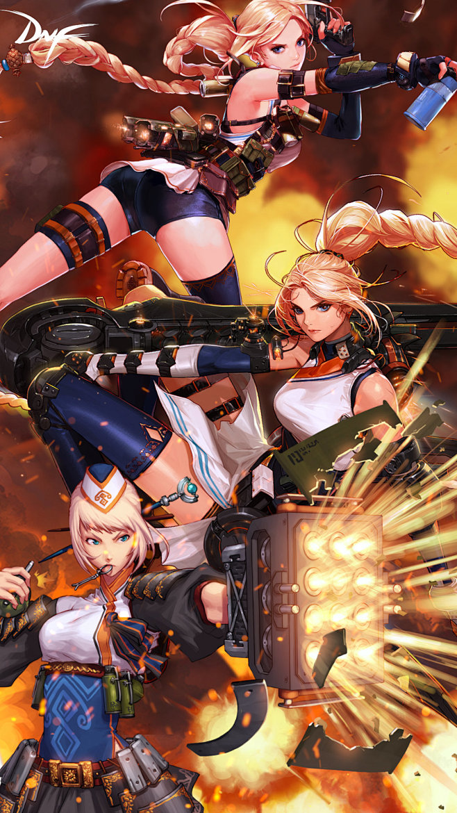 ##地下城与勇士#DNF#女神枪手