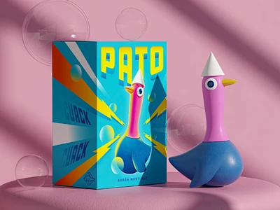 PATO 3d arttoy c4d character duck illustration octane pato render ...