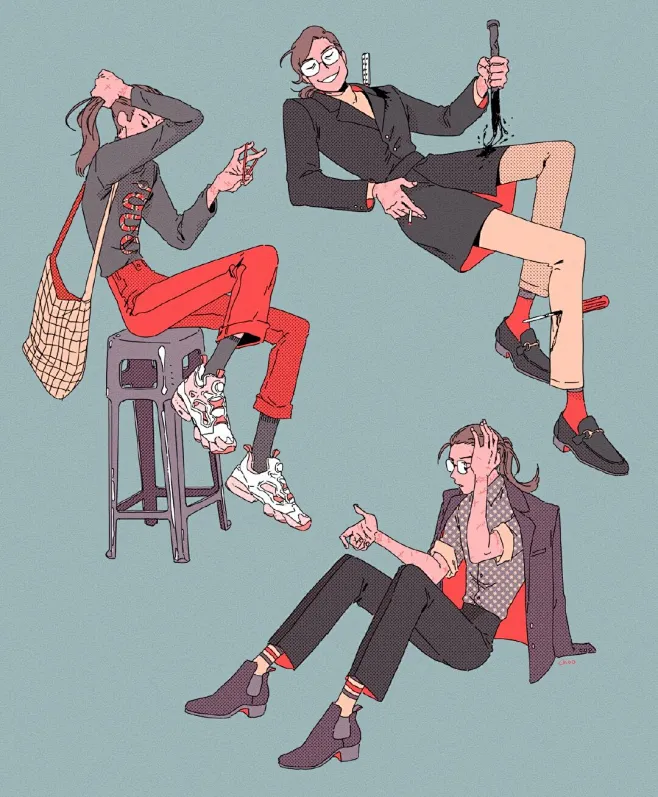 插画师：Choo IG：choodraws-花瓣网