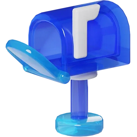 Mailbox 3D Icon-花瓣网