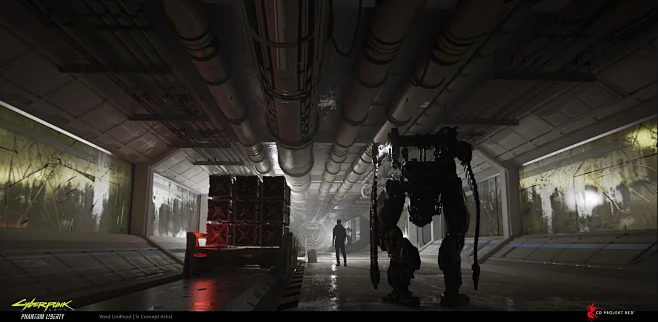 Cyberpunk 2077: Phantom Liberty - Bunker Concepts -花瓣网