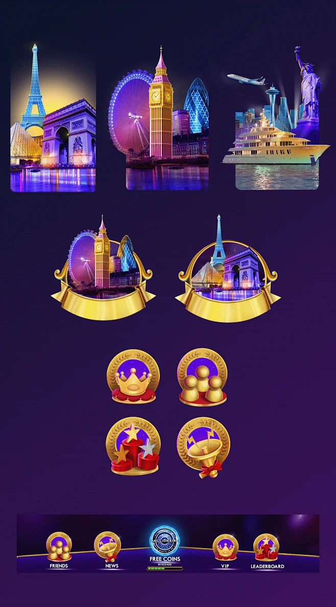 Casino Slots Game art-花瓣网