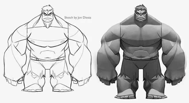 Hulk concept by Sam Nielson-花瓣网