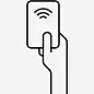 卡支付非接触式非接触式支付图标_88ICON https://88icon.com 卡支付 非接触式 非接触式支付 近场通信 nfc 刷卡支付-花瓣网