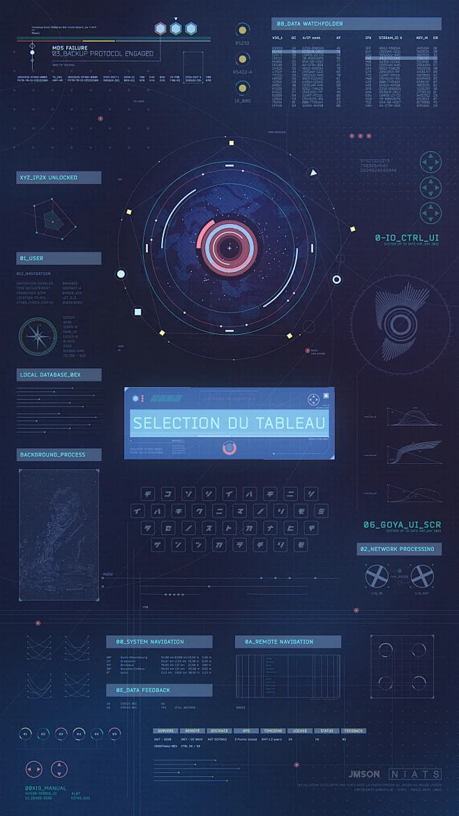 GOYA - Interactive installation : Motion Graphics elements from user ...