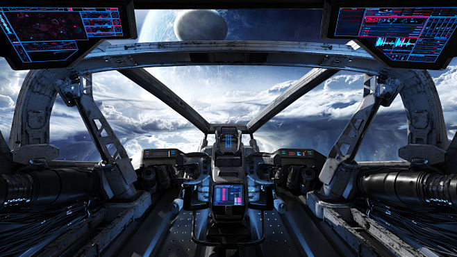 Scifi Cockpit Pack in Props - UE Marketplace