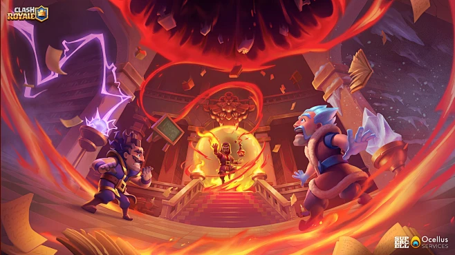 Clash Royale - Loading Screen Magic Mayhem -花瓣网