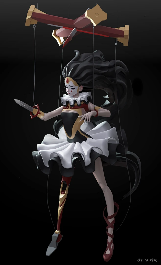 The Sad Doll-花瓣网
