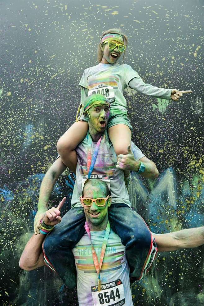 活动集锦-The Color Run China 2015年彩色跑中国 #TheColorRun# #彩色跑# #彩虹跑#-花瓣网