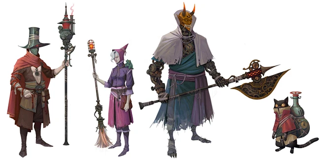 Wanderers of Dark , Daniel Pilla : These character collection are part ...