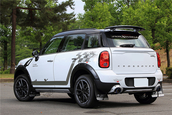 mini R60改装JAOS 宽体大包围套件 新款R60改装尾翼 排气包围-淘宝网