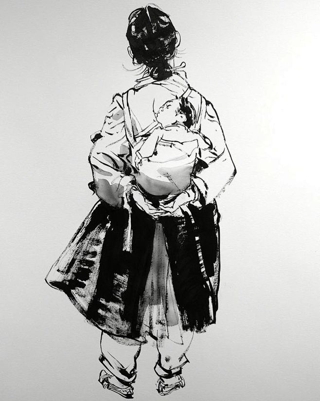 金政基素描作品集人物速写来自cgbook.cn (361)