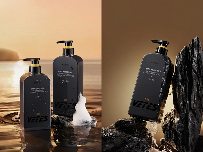 VETES %7C 净澈控油洗发水拍摄-花瓣网