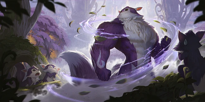 {游戏系列}美国RUNETERRA符文传说（UI,角色，场景）-花瓣网