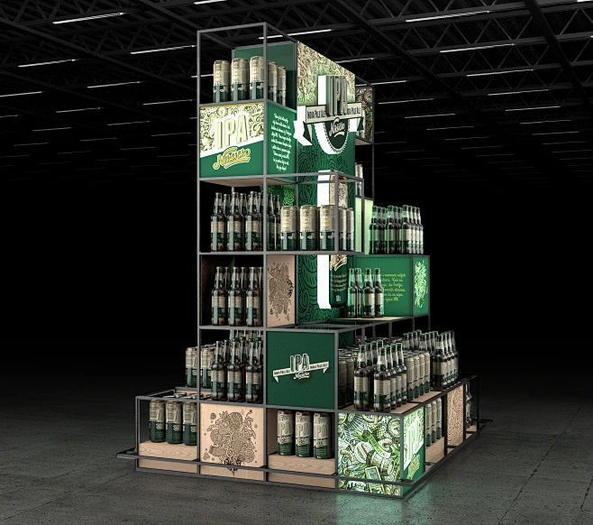 IPA Nikšičko beer Urban Design DUO DESIGN pos Cube Design lightbox posm ...