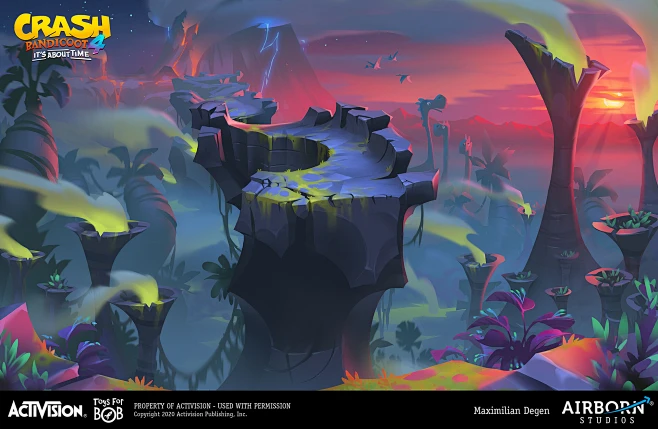 {游戏系列} 美国 Crash 4（场景，角色，UI）-花瓣网