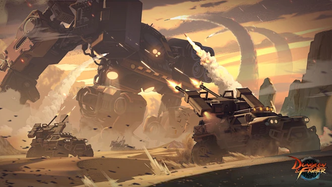 DNF illustrations-花瓣网