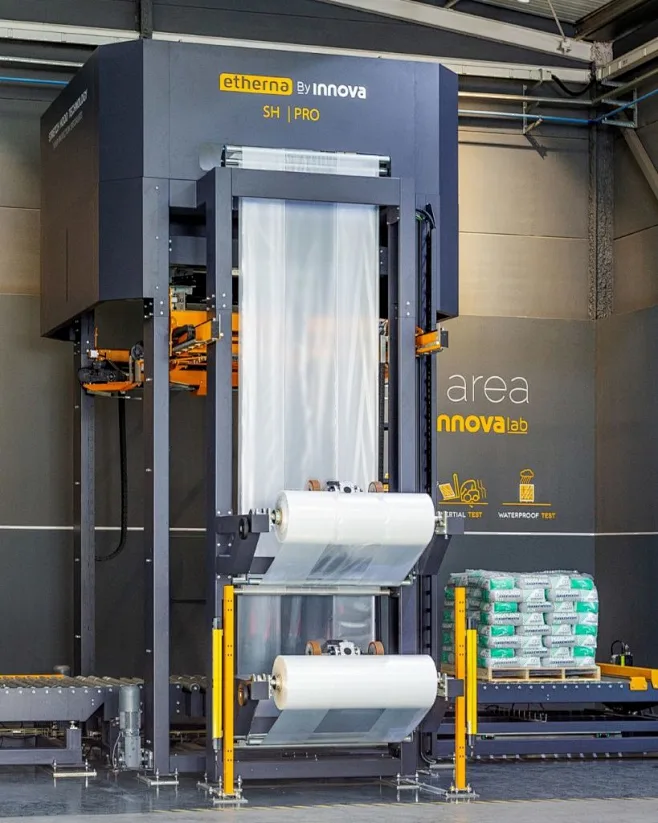 STRETCH HOOD | The Best Pallet Packaging System by Innova : Get better ...