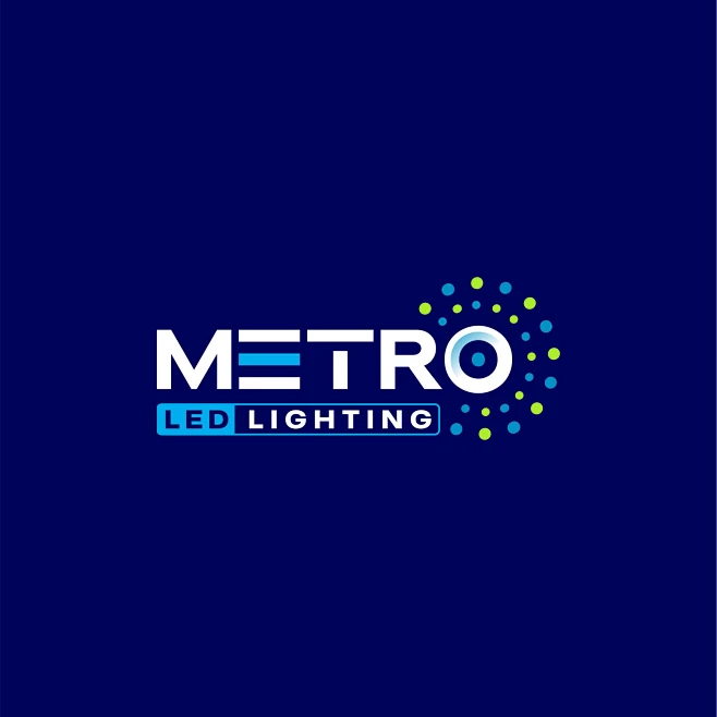Logo Branding Metro LED Lighting | LED Lighting Logo :: Behance-花瓣网